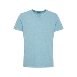 Blend T-Shirt »BHAshton split neck tee« mit Deko-Knopfdetail am Ausschnitt Dusty Blue XXL XXL Kurzarm-Design, perfekt für Sommer oder als...