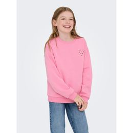 KIDS Only Sweatshirt »KOGZENJA LIFE XMAS BOXY L/S BOX SWT« Sachet Pink Print:Holly Jolly 158/164 158/164 Weihnachtlicher Sweater von KIDS Only für...