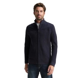Tom Tailor Strickjacke mit Logo Stickerei sky captain blue XXL XXL Cardigan von Tom Tailor DENIM