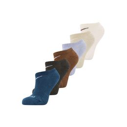 Nike Athletic Socks 'Everyday Plus' male Beige, Blue, Brown size S