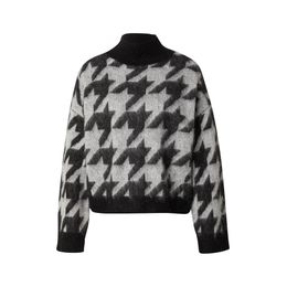 Hugo Pullover 'Swan' Damen Gr&ouml;&szlig;e XS hellgrau / schwarz