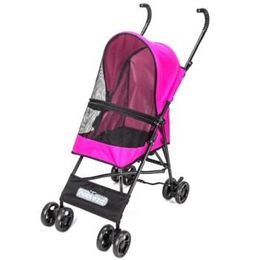 nobleza - Haustierwagen für Hunde & Katzen - Hundewagen pink