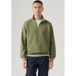 Levi's LEVI'S Sweatshirt »ORIGINAL HM 1/4 ZIP« mit Troyer-Kragen und Logo-Stickerei MOSS OLIVE 0908736 M M Sweatshirt ORIGINAL HM 1/4 ZIP von Levi's