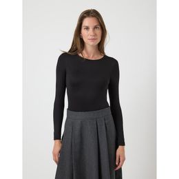 Y.A.S Langarmbody &raquo;YASRUBY LS BODY S. NOOS&laquo; Black S (36) - N-Gr N-Gr S (36) Body von YAS