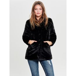 Only Fellimitatmantel »ONLVIDA FAUX FUR COAT OTW« Black S S Mantel von Only aus Fellimitat