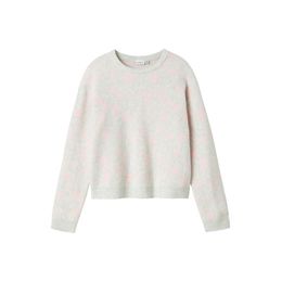 name it Pullover 'NKFOLINE' M&auml;dchen Gr&ouml;&szlig;e 122/128 wei&szlig;meliert