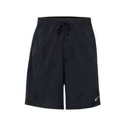 Nike Sportshorts 'FORM 9IN' Herren Größe L schwarz / weiß