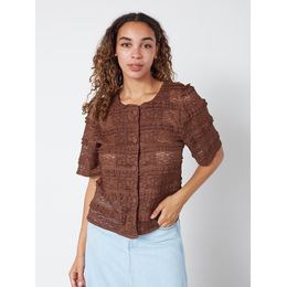 Sisters Point Bluse 'NAN' Damen Gr&ouml;&szlig;e XL braun