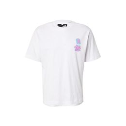 Jack & Jones JACK & JONES T-Shirt 'JJMTV' Herren Größe XXL türkis / hellpink / weiß