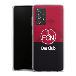 DeinDesign Galaxy A52s 5G Handy Silikon H&uuml;lle Case transparent Handyh&uuml;lle Official Licensed Product Der Club 1. Fc N&uuml;rnberg Silikon Case