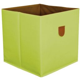 Aufbewahrungsbox Phoenix "Stor' It", gr&uuml;n, B:34cm H:34cm T:34cm, Canvas, Aufbewahrungsboxen, Aufbewahrungsbox, B/H/T: 34 x 34 x 34 cm