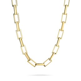 Gliederkette Liebeskind Berlin "Schmuck Geschenk Edelstahl Halskette Big Link", gelbgoldfarben, Halsketten, Damen, Edelstahl, L: 50 B: 7mm, B:7mm