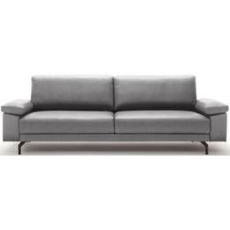 2,5-Sitzer "CR.450 elegantes Designsofa mit hohem Sitzkomfort", grau (lichtgrau, schwarzgrau), B:200cm H:85cm T:95cm, CREATION BY ROLF BENZ, Sofas