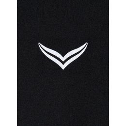 Trainingshose TRIGEMA "TRIGEMA Sporthose/Bermuda", Kinder, Gr. Normalgrößen, schwarz, 100% Polyester, Hosen