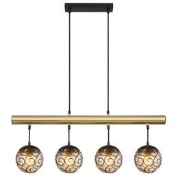 Globo LIGHTING Hängeleuchte "FITZ", schwarz, 1 Stk., Leuchten, Hängelampe/Pendelleuchte/Esszimmer/Wohnzimmer/Esstisch