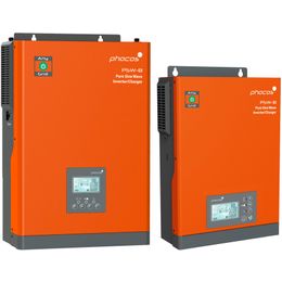 Wechselrichter VICTRON ENERGY "»Inverter / Hybrid Battery Charger Phocos PSW-B-3KW-230/24V«", blau, B:31,4 H:11,9 L:46,4, Aluminium, Wandler, 3000 W, 24 VDC