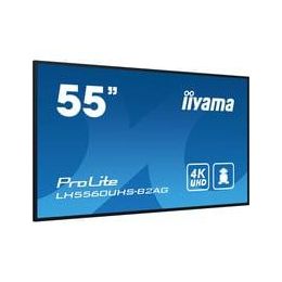 iiyama ProLite LH5560UHS-B2AG, Public Display schwarz (matt), UltraHD/4K, VA, Lautsprecher