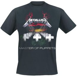 Metallica Master Of Puppets T-Shirt schwarz in 4XL RTMTLTSBMAS-4XL