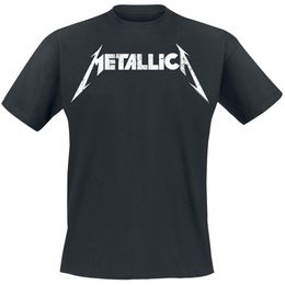 Metallica Textured Logo T-Shirt schwarz in M RTMTL(EMP)TSBTEX-M