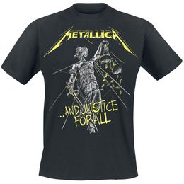 Metallica ...And Justice For All - Tracklist T-Shirt schwarz in 4XL RTMTLTSBAND-4XL