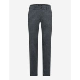 Eurex By Brax Herren Flatfronthose Style THILO CHECK BLUE, dunkelblau, Gr. 24