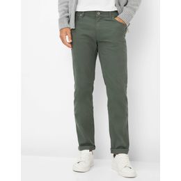 Brax Herren Five-Pocket-Hose Style CHUCK DEEP JUNGLE, dunkelgr&uuml;n, Gr. 30/32