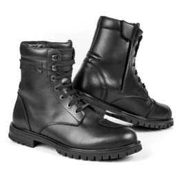 Stylmartin Jack WP Motorradschnürstiefel schwarz 44 - Motorradbekleidung - Motorradstiefel & -schuhe - Motorrad Schuhe & Stiefel Chopper & Cruiser