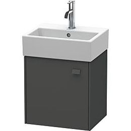 Duravit Brioso Waschtischunterbau BR4050L4949 434x339mm, Graphit Matt, Tür links