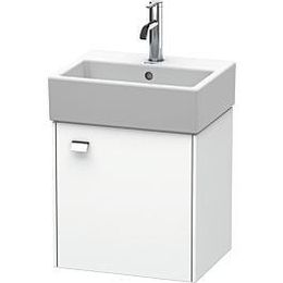 Duravit Brioso Waschtischunterschrank BR4050R1018 434x339mm, Weiß Matt, Tür rechts, Griff Chrom