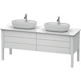 Duravit Luv Waschtischunterschrank LU9567B3636 178,3x57x74,3cm, Weiß Seidenmatt, 2 Schubkästen, 2 Auszüge, stehend