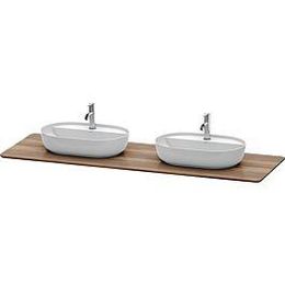 Duravit Luv Waschtisch-Konsole LU9462B7777 178,3x59,5cm, nussbaum, aus Massivholz, mit 2 Ausschnitten