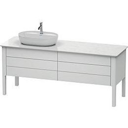 Duravit Luv Waschtischunterschrank LU9568L3636 178,3x57cm, links, Weiß Seidenmatt, 2 Schubkästen, 2 Auszüge, stehend