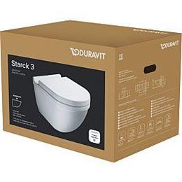 Duravit Starck 3 Wand-WC Set 42250900A1 weiß, mit WC-Sitz