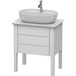 Duravit Luv Waschtischunterschrank LU956503636 68,8x45x74,3cm, Weiß Seidenmatt, 1 Schubkasten, 1 Auszug, stehend