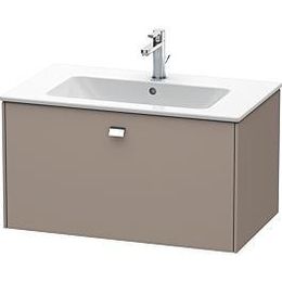 Duravit Brioso Waschtischunterbau BR400201043 820x479mm, Basalt Matt, 1 Auszug, Griff Chrom