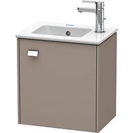 Duravit Brioso Waschtischunterbau BR4000R1043 420x442x289mm, Basalt Matt, Tür r., Griff Chrom