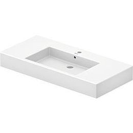 Duravit Möbelwaschtisch Vero, 105 x 49 cm weiss, mit Hahnloch, für Metallkonsole