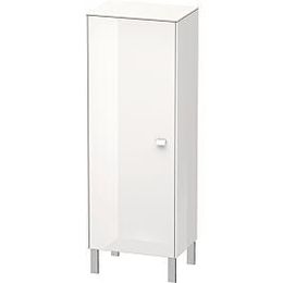 Duravit Brioso Halbhochschrank Individual 91-133cm BR1341L1818, Weiß Matt, Tür links