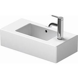 Duravit Vero Möbel-Handwaschbecken 0703500008 50x25cm, mit Überlauf, Hahnlochbank, Hahnloch rechts, weiß