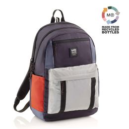 MIQUELRIUS Rucksack Amsterdam blau grau rot schwarz 28 l 47 x 27 x 6 cm