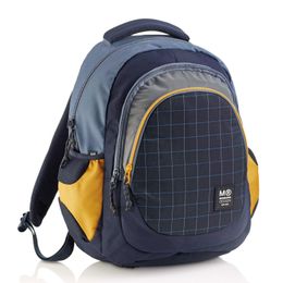 MIQUELRIUS Rucksack Berlin blau gelb grau 30 l 42 x 31 x 6 cm