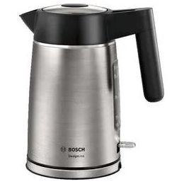 Bosch Wasserkocher "TWK5P480 DesignLine", grau (schwarz, edelstahlfarben), B:23,5cm H:26,7cm T:15cm, Wasserkocher