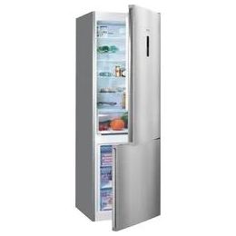 Siemens Kühl-/Gefrierkombination, Standardmodul: B (A-G), silber (gebürsteter stahl antifingerprint), B:70cm H:203cm T:66,7cm, Kühlschränke, noFrost, hyperFresh Schublade, Flaschenregal, großes Lagervolumen