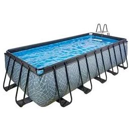 Framepool EXIT "inkl. Sicherheitsleiter & Sandfilterpumpe", grau, B:250cm H:122cm L:540cm, Schwimmbecken, BxLxH: 250x540x122 cm