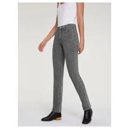 Cordhose Heine, Damen, Gr. 20, Kurzgrößen, grau (silbergrau), 98% Baumwolle, 2% Elasthan, unifarben, lang, Hosen