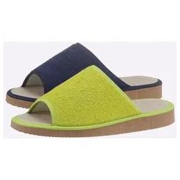 Classic Dog Pantoffel CLASSIC, Damen, Gr. 41, bunt (pistazie, marine), Textil, Schuhe Damenschuh Hausschuh Pantoffeln