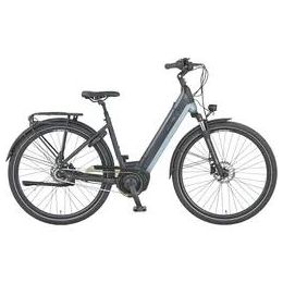 E-Bike Prophete "Geniesser 4.0" Gr. 48, schwarz (schwarz, grau, schwarz), Elektrofahrräder, 48cm, 28 Zoll (71,12cm), Pedelec, Elektrofahrrad für Damen u. Herren, Topseller
