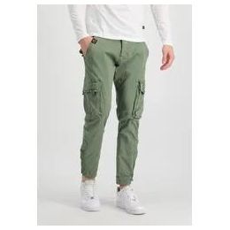 Cargohose Alpha Industries "Task Force Pant", Herren, Gr. 34, Normalgrößen, grün (vintage grün), Obermaterial: 98% Baumwolle, 2% Elastan, Hosen