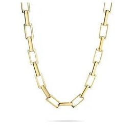Gliederkette Liebeskind Berlin "Schmuck Geschenk Edelstahl Halskette Big Link", gelbgoldfarben, Halsketten, Damen, Edelstahl, L: 50 B: 7mm, B:7mm