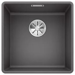Granitspüle Blanco "SUBLINE 400-F", grau (felsgrau), B:43 H:19 T:43, Verbundwerkstoff, Küchenspülen, erhältlich in mehreren Farben